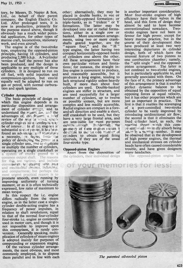 Antique Machinery and History | Deltic engine details (photos ...