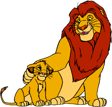 Simba And Dad Mufsa gif by pussyfootforever1990 | Photobucket