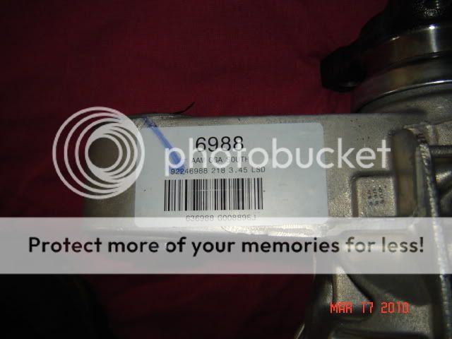 2010 Camaro diff in a G8 | Pontiac G8 Forum