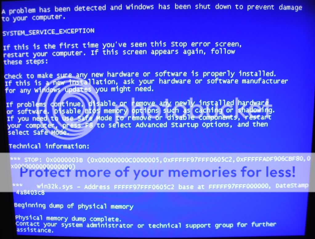 BSOD While gaming[moved from gaming] | Tech Support Forum