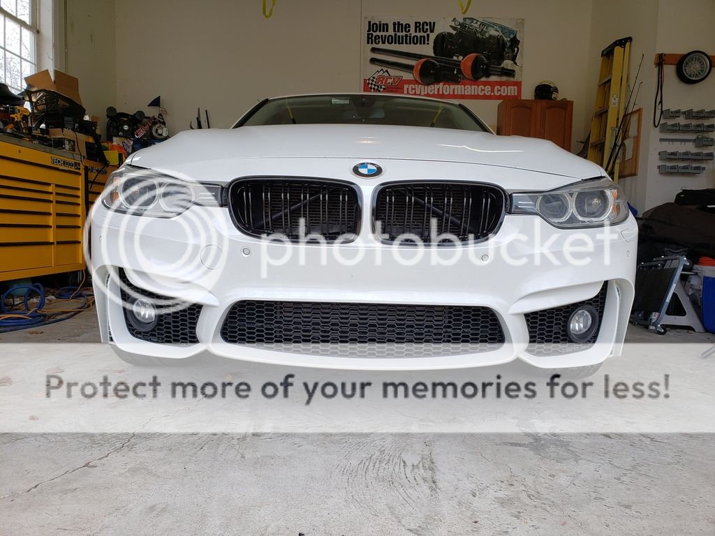 M3 Front Bumper Installed