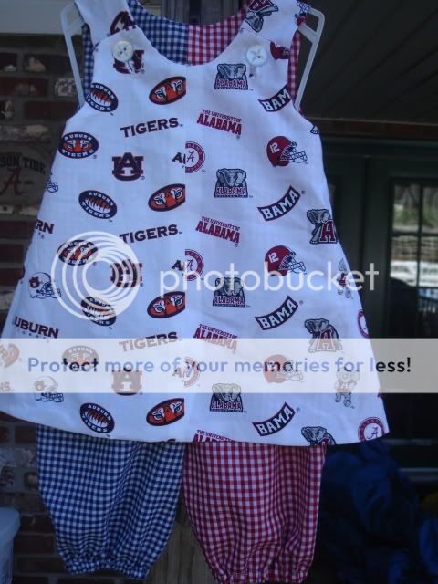 House Divided Alabama/Auburn Outfit - SewForum.com