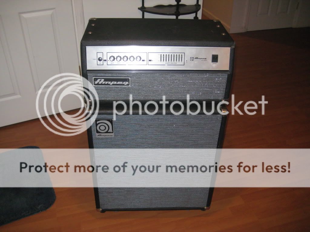 Ampeg Bass Guitar Annv. Ed. Half Stack - NKY - $800 | Pirate 4x4